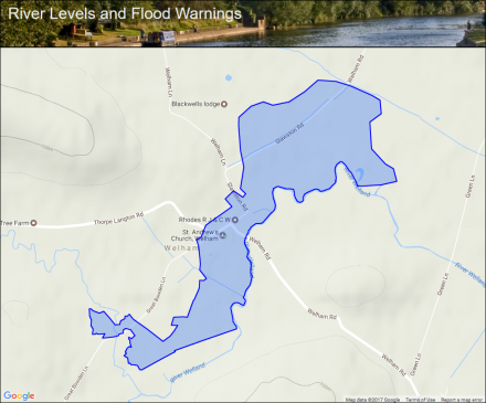 River Welland and tributaries in Welham :: Flood alerts and warnings ...