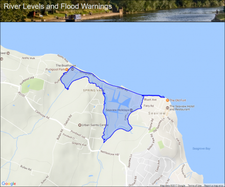 Seaview :: Flood alerts and warnings :: the UK River Levels Website