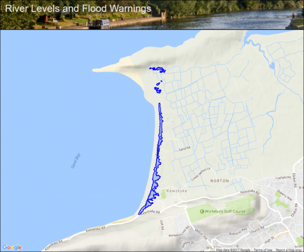 Somerset coast at Kewstoke and Sand Bay, Beach Road area :: Flood ...