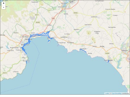 South Cornwall Coast from Lands End to Lizard Point :: Flood alerts and ...