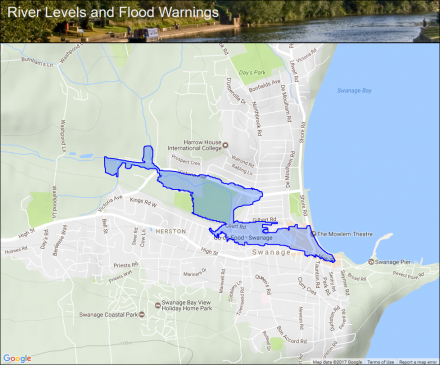 Swan Brook at Swanage :: Flood alerts and warnings :: the UK River ...