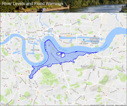 Tidal Thames from Woolwich Arsenal to Deptford Creek :: Flood alerts ...