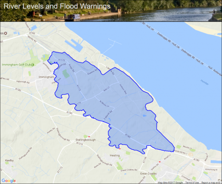 Wider area at risk of tidal flooding from Immingham to Pyewipe :: Flood ...