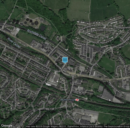 River Calder at Mytholmroyd :: the UK River Levels Website