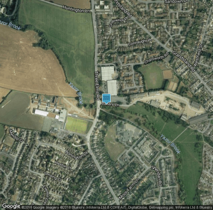 Yazor Brook at Three Elms :: the UK River Levels Website