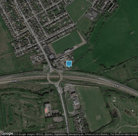 Yeading Brook (Eastern Arm) at Northholt, Yeading East :: the UK River ...